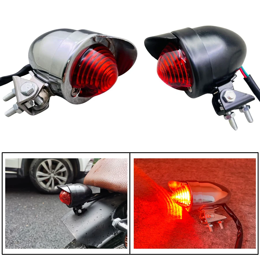 Rear Light Scooter Visor | Tail Brake Indicator | Rear Brake Light ...