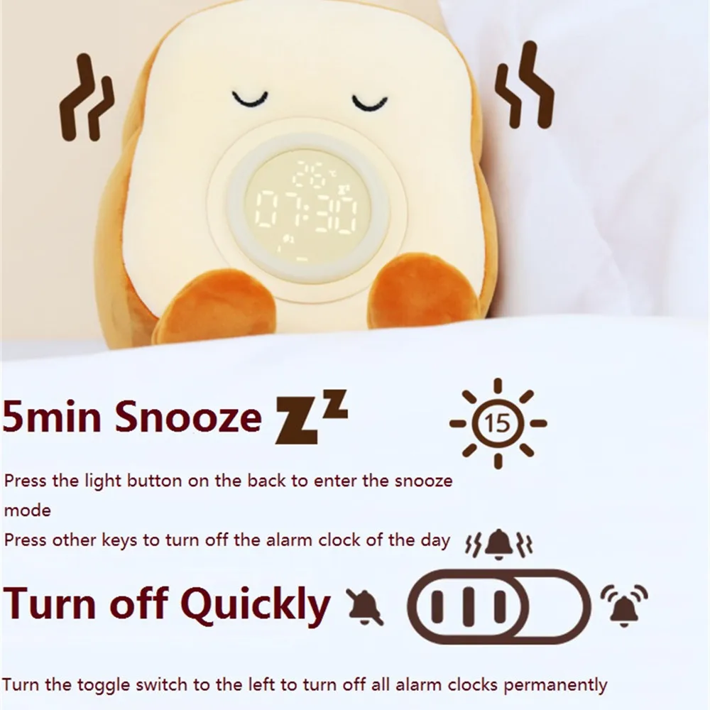 Turning Off Alarm Clock Cartoon