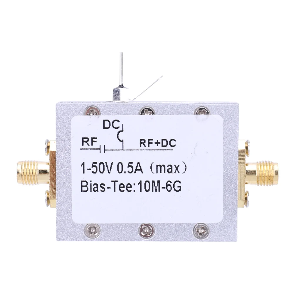 DC-1-50V-Coaxial-Feed-RF-Broadband-10MHz-6GHz-RF-Bias-Feeder-Low-Noise ...