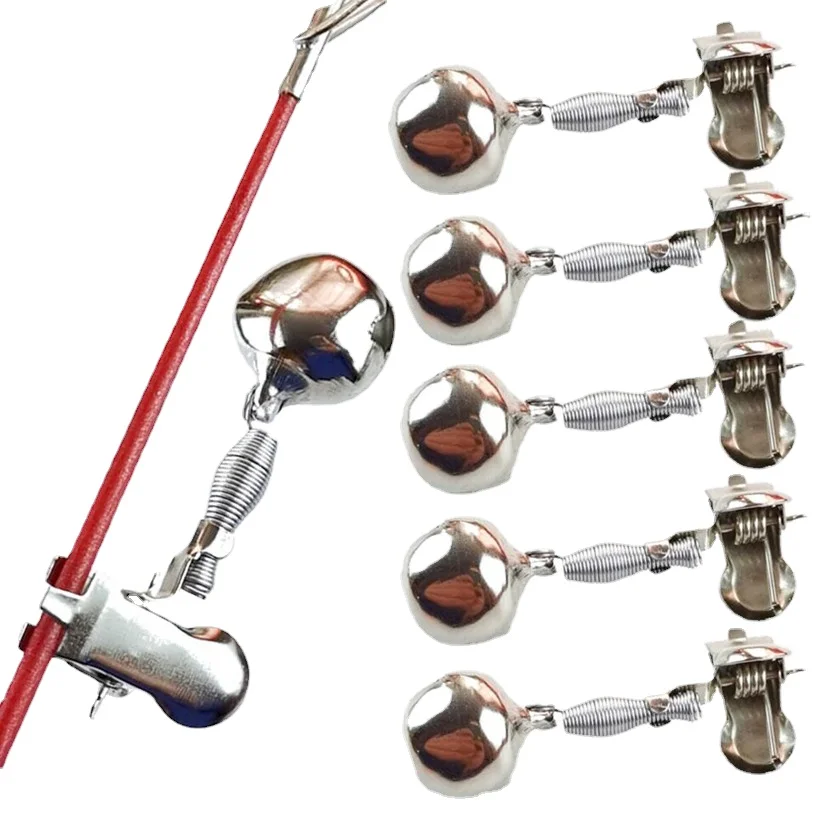 Metal-Bell-Sea-Pole-Fishing-Anti-Fishing-Bell-Alarm-Rod-Tip-Clamp ...