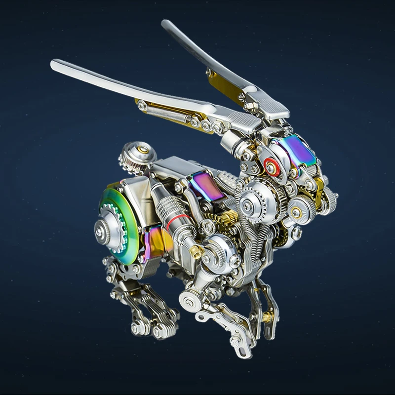 Metal-assembly-model-mechanical-rabbit-precision-diy-assembly-toy ...