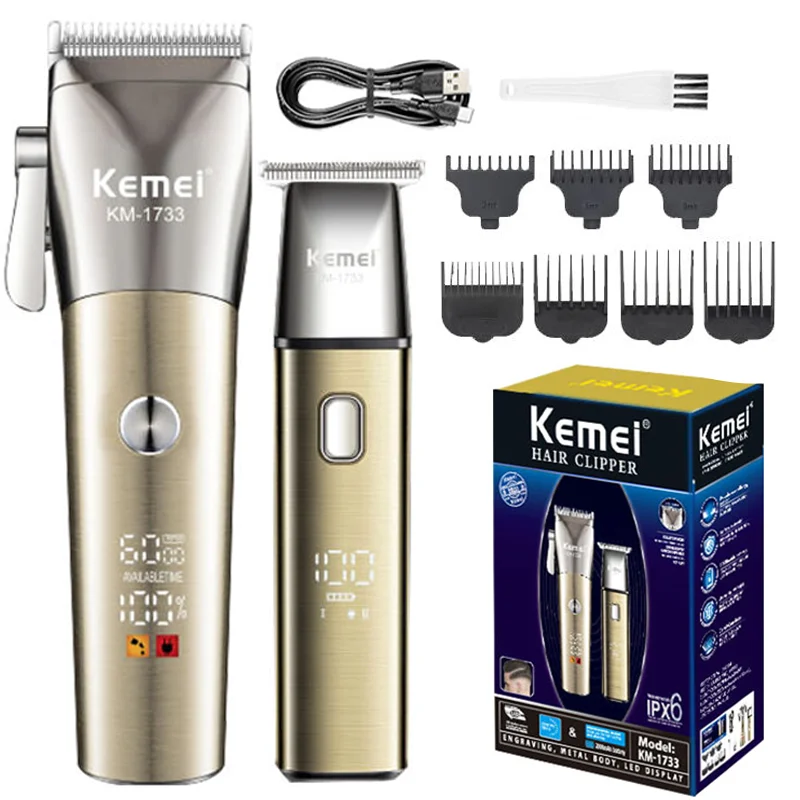 Kemei-professional-combo-rechargeable-hair-trimmer-for-men-electric ...
