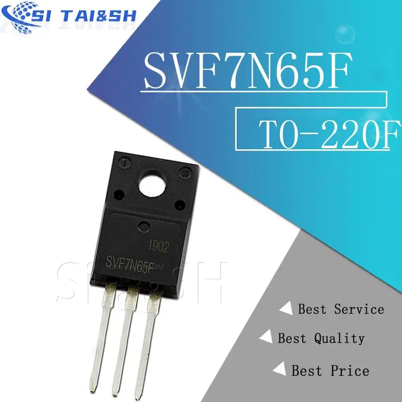 10pcs SVF12N65F SVF12N65 TO-220F SVF7N65F SVF4N65F SVF3N80F SVF4N60F ...