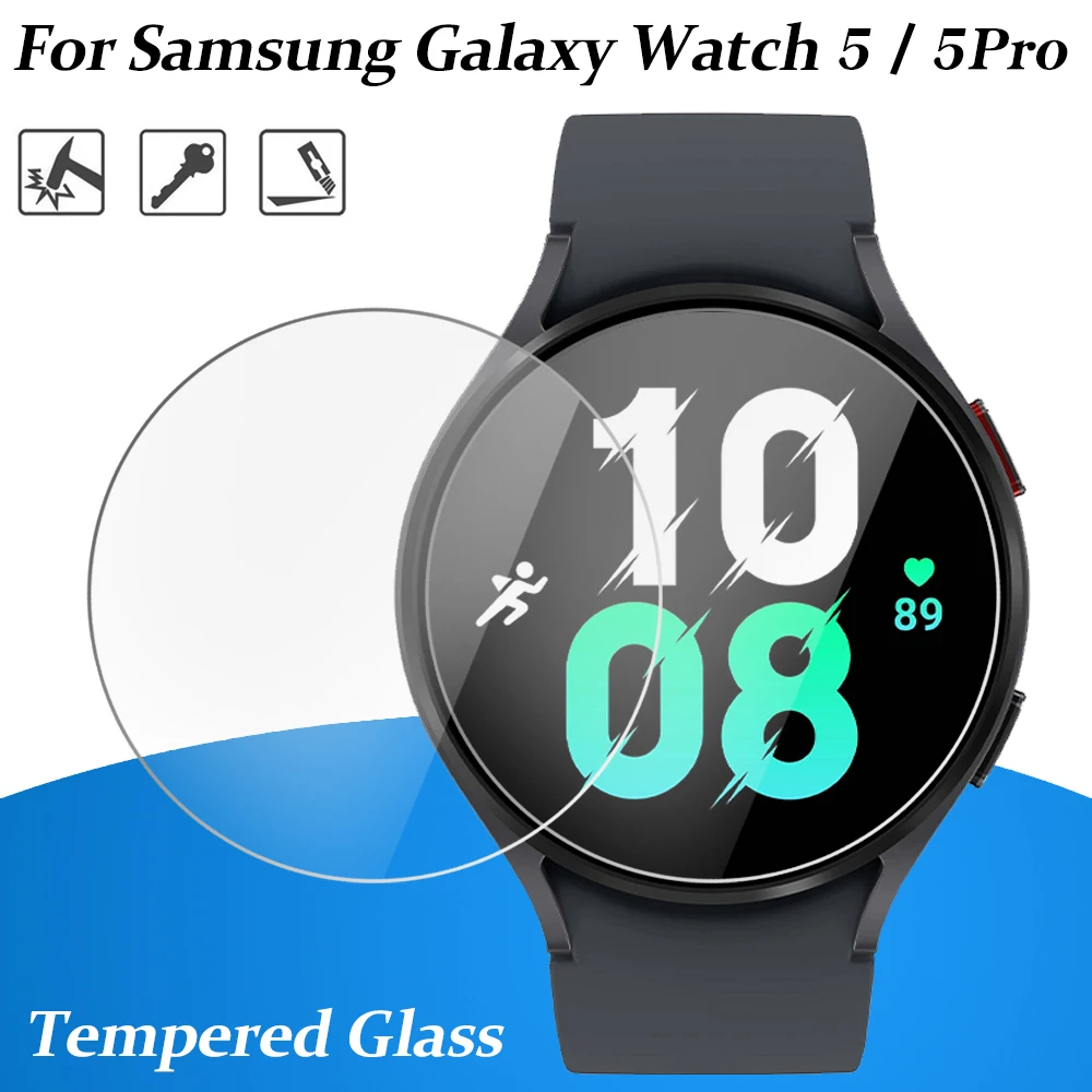 1-5PCS-Tempered-Glass-for-Samsung-Galaxy-Watch-5-40mm-44mm-Screen ...