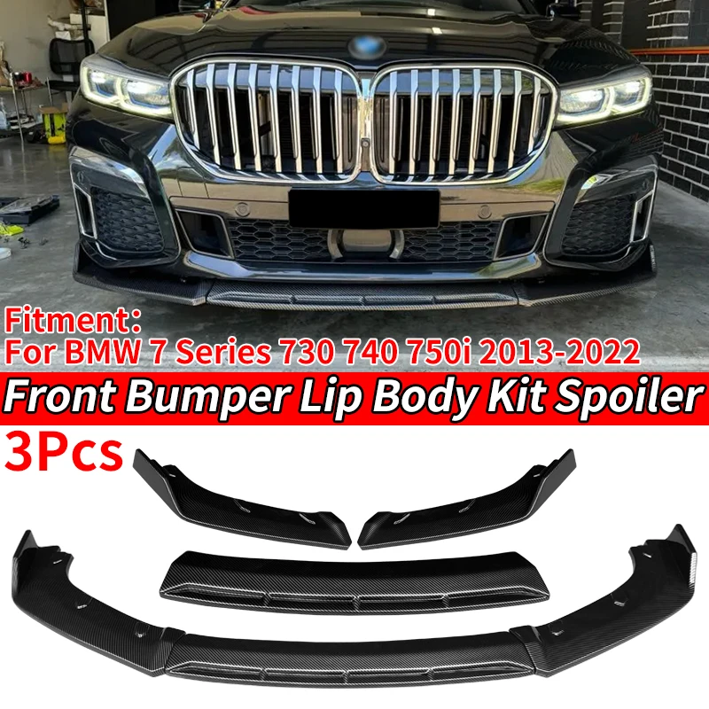 Car Front Bumper Splitter Lip Diffuser Spoiler Protector Guard ...