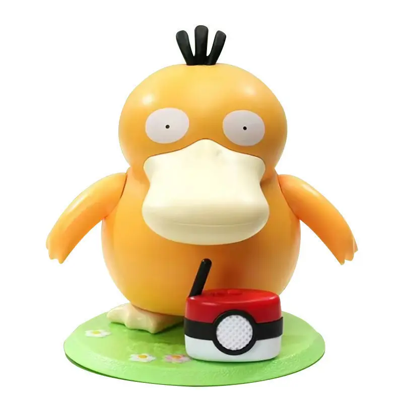 Figura de Pokémon Anime, caja de música Psyduck, modelo creativo con ...