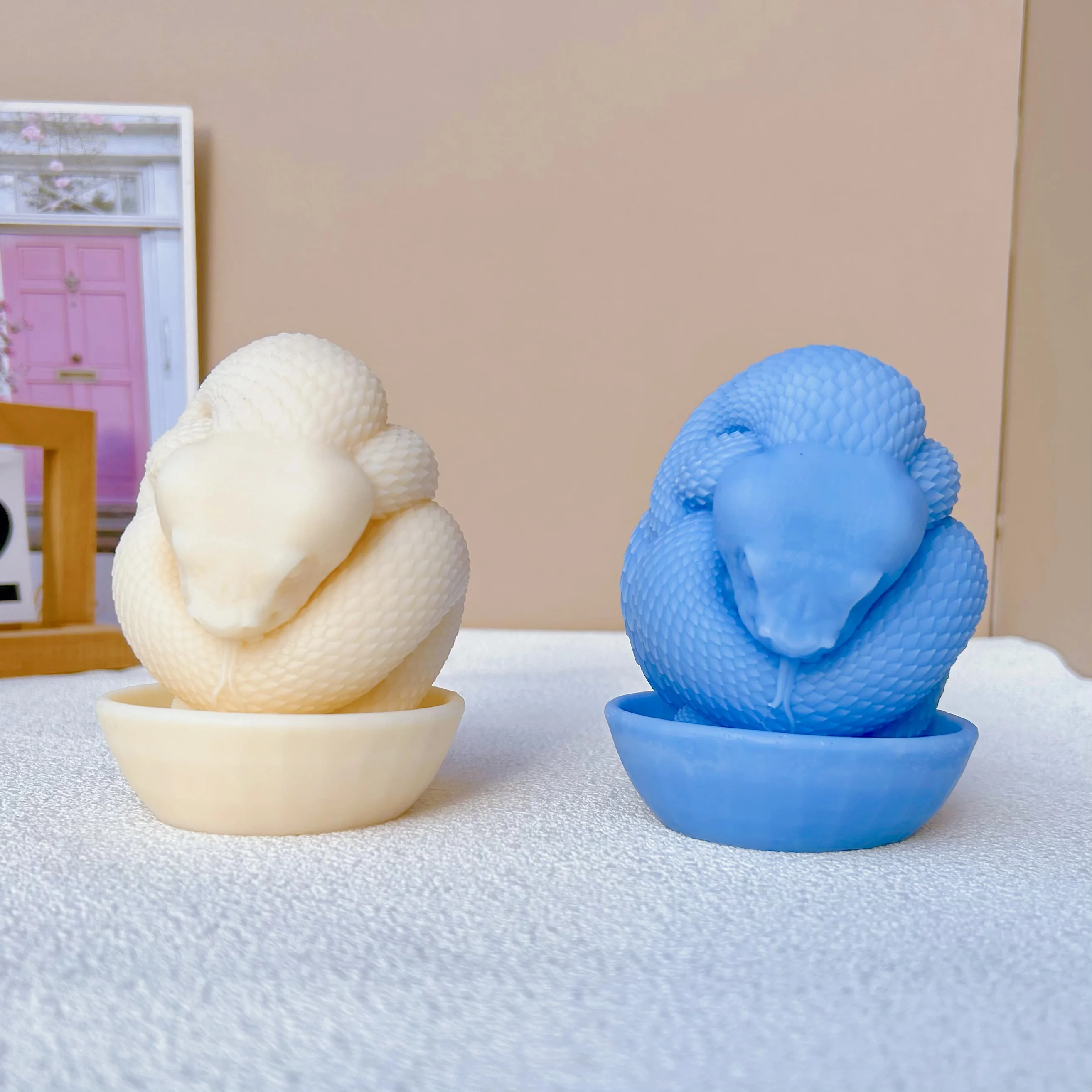 2023-New-Large-Python-Candle-Silicone-Mold-DIY-Snake-Gypsum-Epoxy-Resin-Silicone-Mould-Craft ...