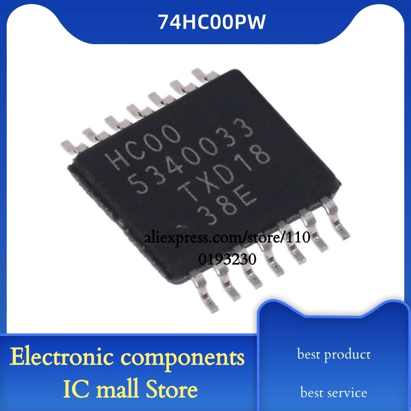 10PCS-LOT-74HC04PW-74HC164PW-74HC14PW-74HC00PW-74HC74PW-74HC4066PW ...