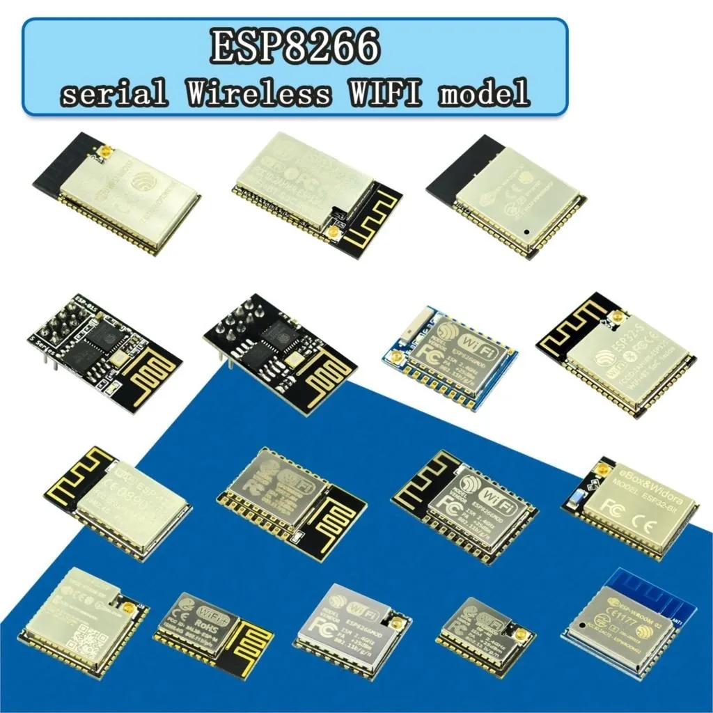 100pcs Esp8266 Serial Wifi Model Esp-12 Esp-12e Esp12f Esp-12s ...