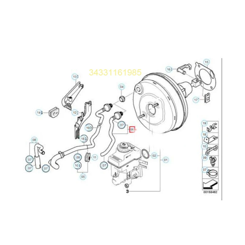 34331161985 1 шт. прокладка для BMW E66 | AliExpress