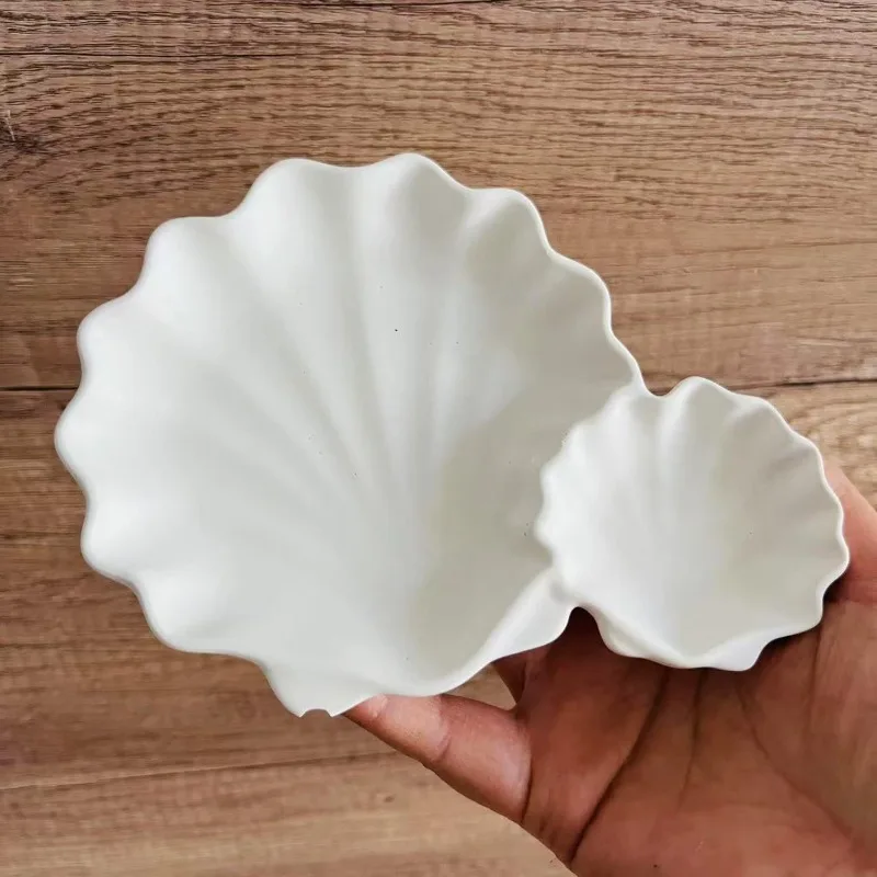Shell Trinkets Storage Dish Silicone Mold Conch Candle Vessel Cement ...