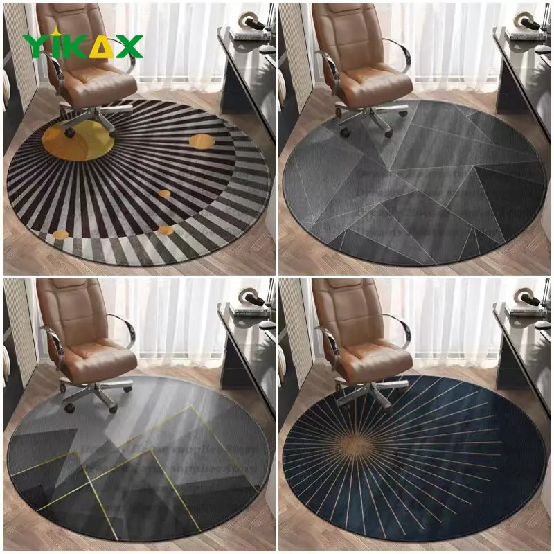 Geometric-Round-Rug-Chair-Floor-Mat-for-Living-Room-Bedroom-Bathroom ...