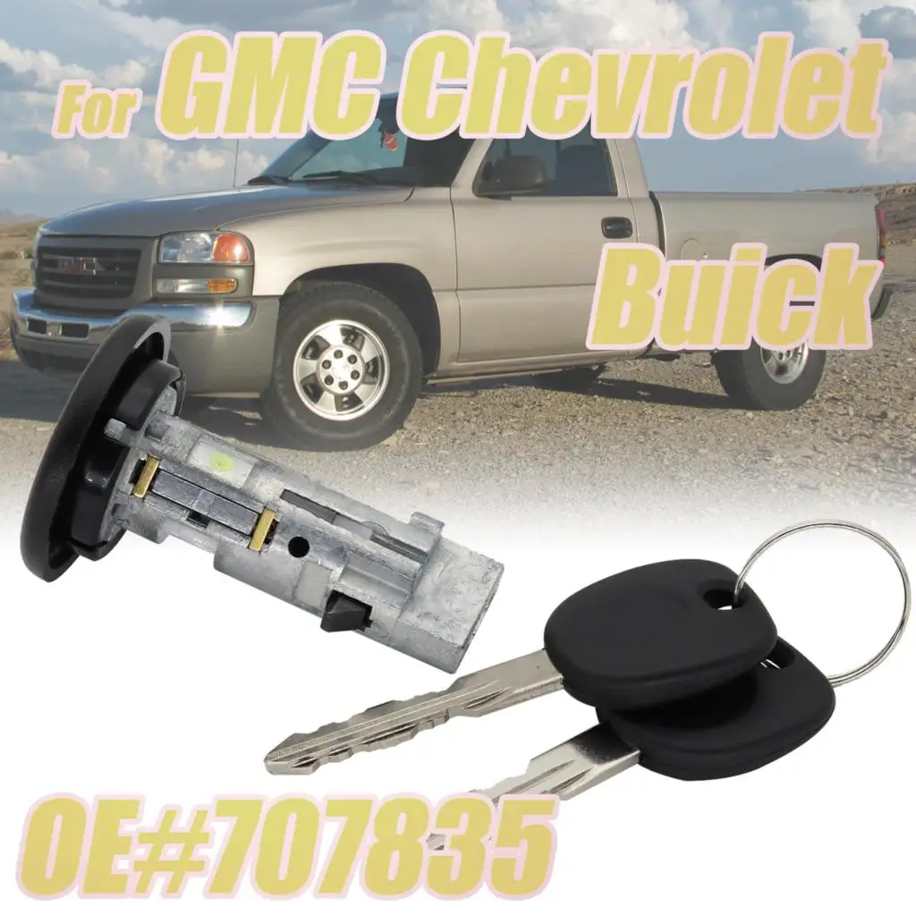 Ignition-Lock-Cylinder-For-GMC-Chevy-Silverado-Avalanche-S10-Suburban ...