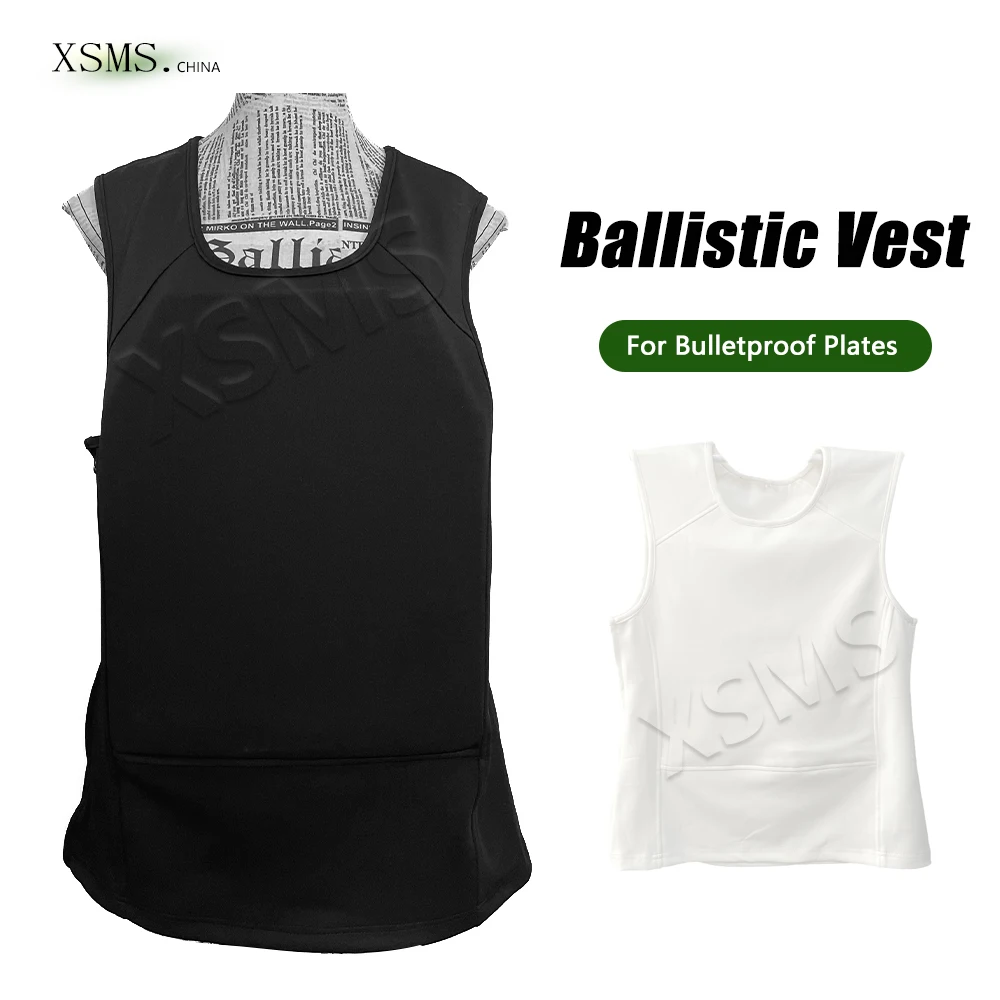 Ballistic-Vest-Concealable-Armor-Undershirt-Sleeveless-Bulletproof-T ...