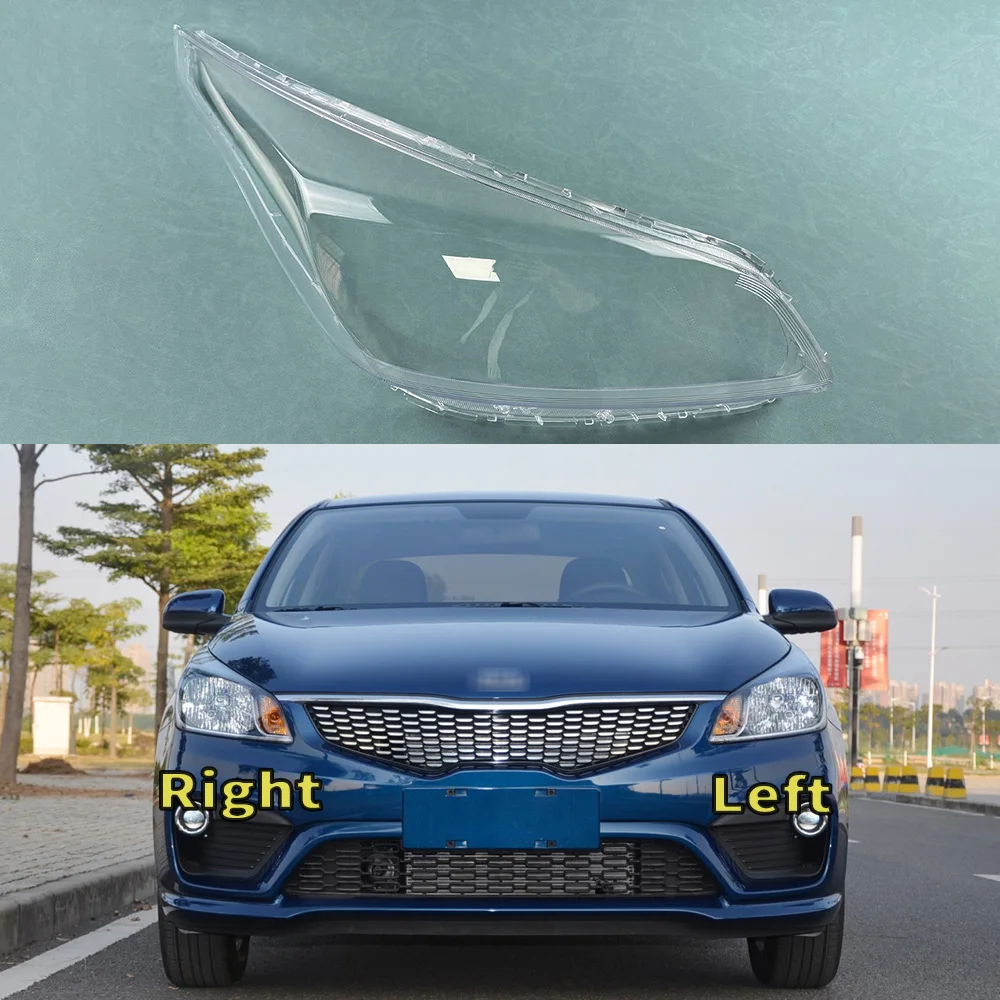 For-Kia-K2-KXCROSS-2017-2018-2019-Headlamp-Cover-Transparent-Mask-Lamp ...