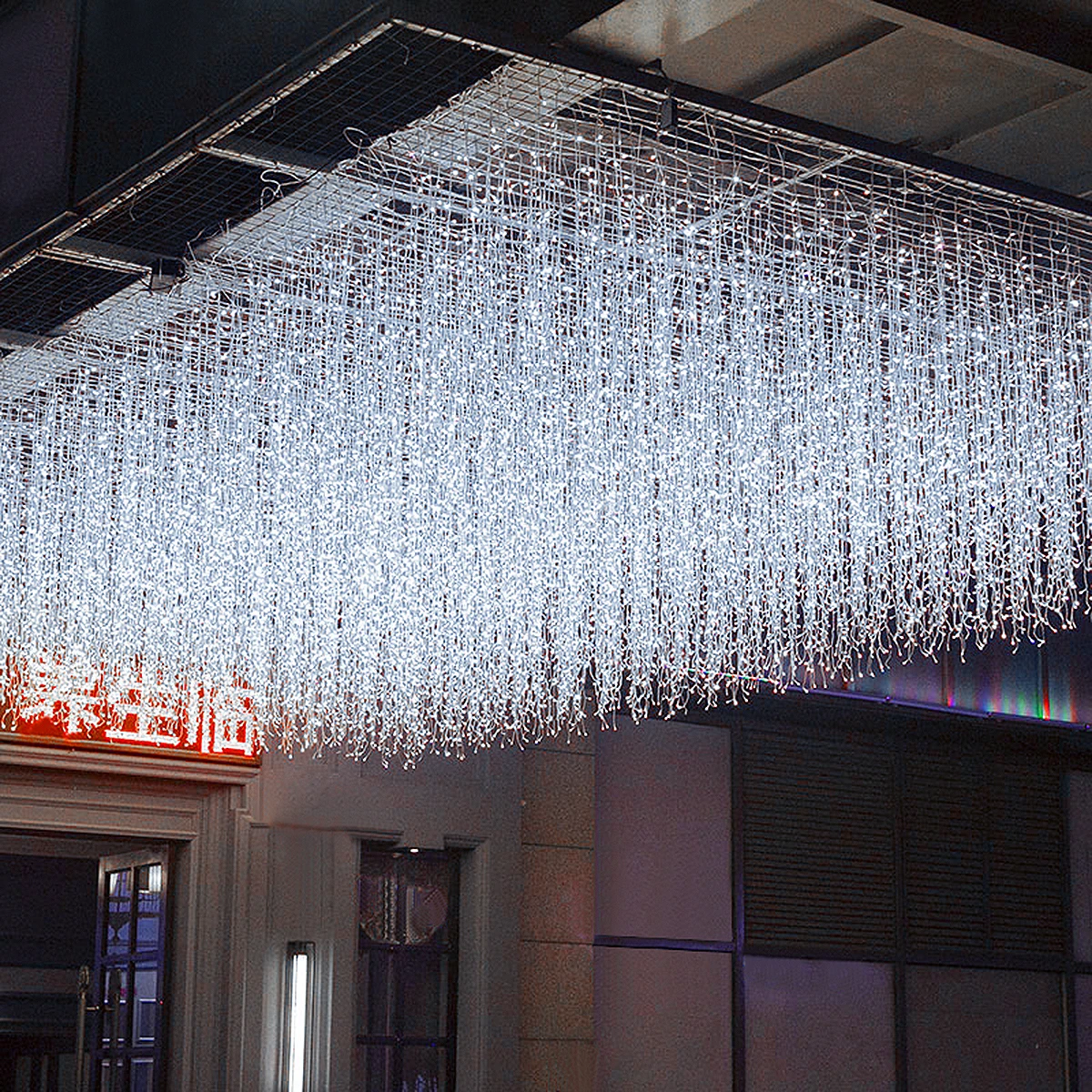 220V EU Holiday Decorative Drop Icicle LED String 5m Garden Hanging ...
