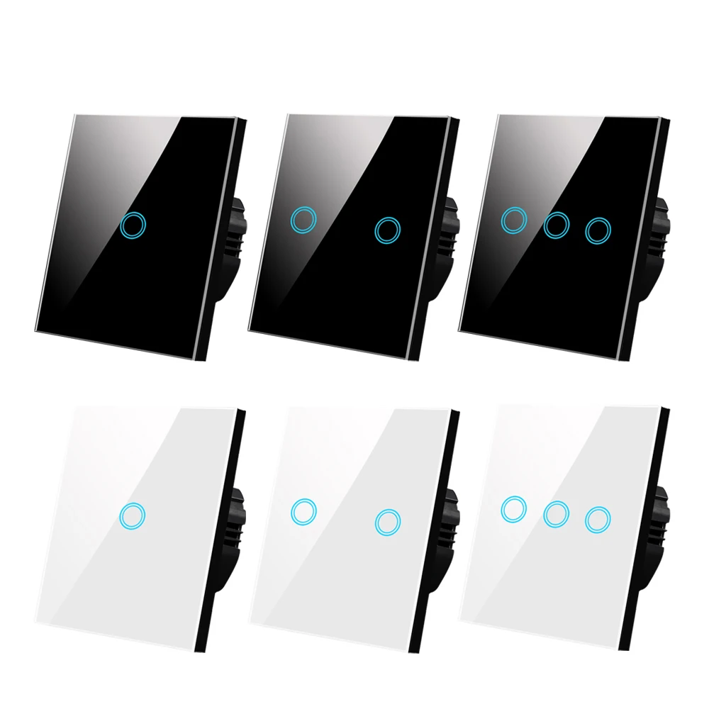 AXUS-EU-Touch-Switch-AC100-240V-Led-backlight-Panel-Tempered-Crystal ...