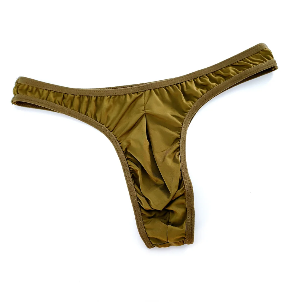 Big-Pouch-Thong-Mens-Low-Rise-Male-U-Convex-G-string-Underwear-Ice-Silk ...
