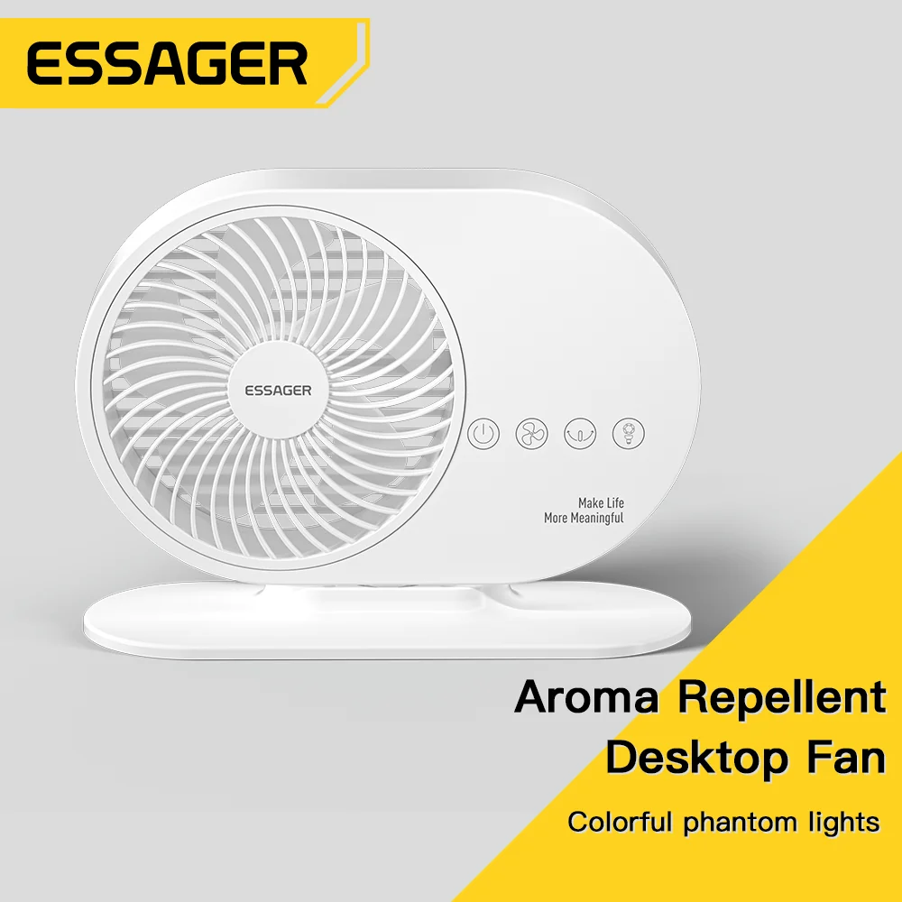 Essager-Ultra-Silencioso-Mini-Desk-Fan-Desktop-Fan-70-Girar-Controle-de ...