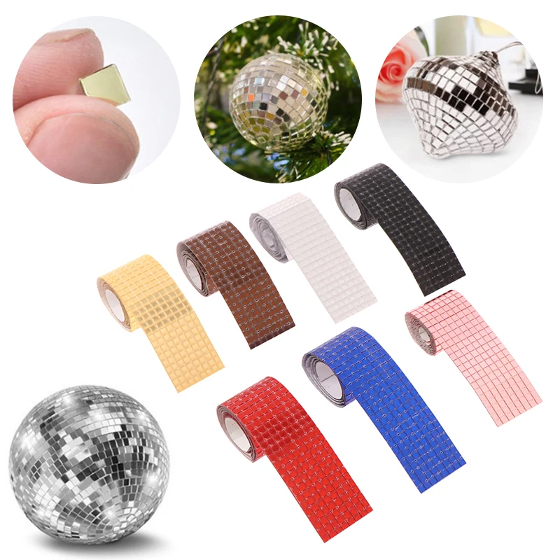 Disco-Ball-DIY-Glass-Mirror-Stickers-Wall-Stickers-Self-adhesive-Home ...