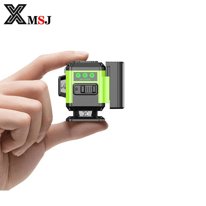 4D-16-Lines-Mini-Laser-Level-Self-Leveling-Green-Line-Horizontal ...