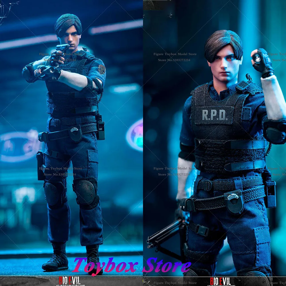 LimToys-1-12-Scale-Collectible-Resident-Evil-RPD-Officer-Leon-6-inch ...