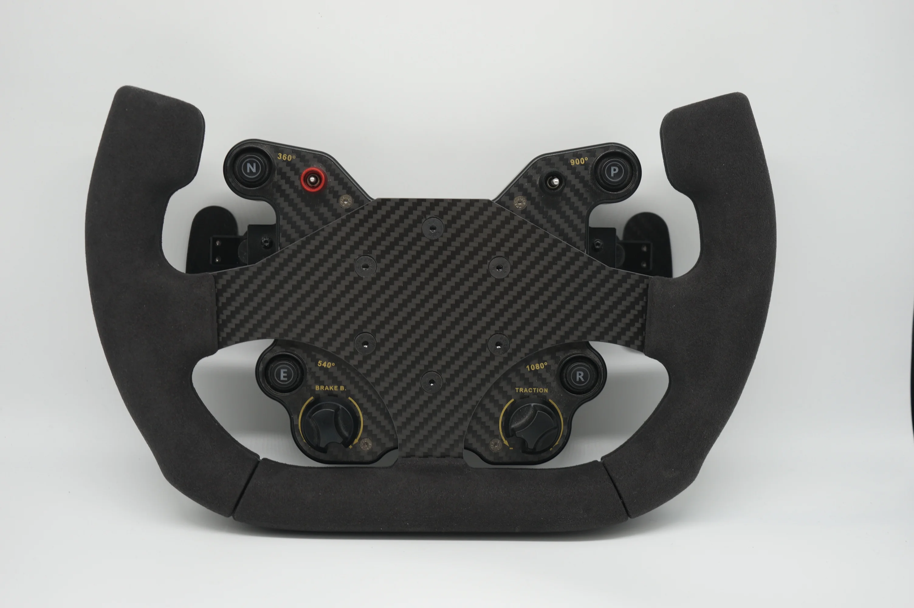 SIMPUSH Volant de course en fibre de carbone à monter soi-même pour ...
