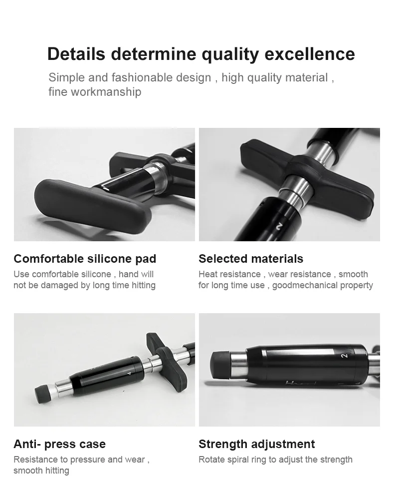 400N Black Portable Manual Chiropractic Activator Adjusting Tool ...