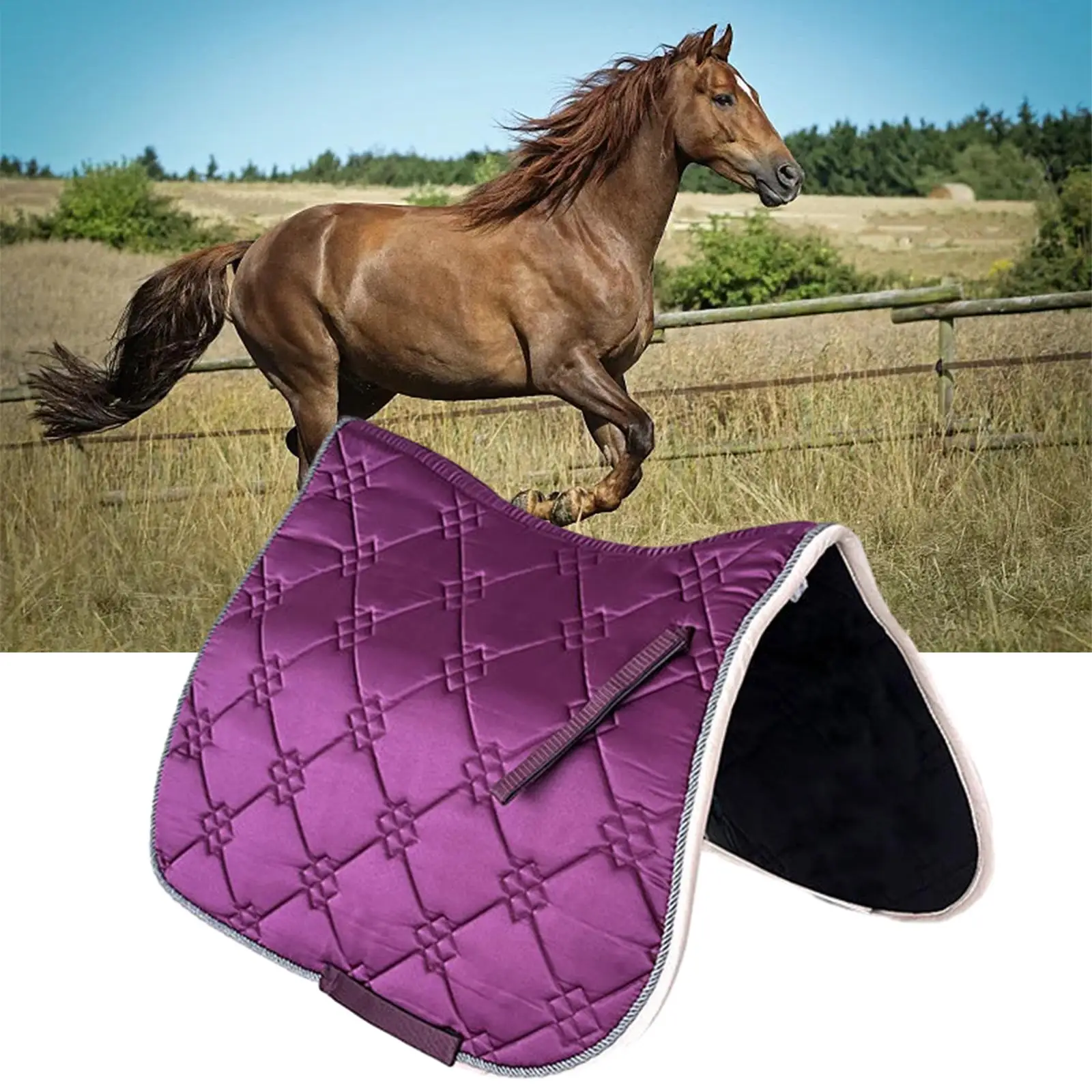 Saddle-Pad-for-Horse-Equestrian-Riding-Equipment-Sports-Riding-Soft ...