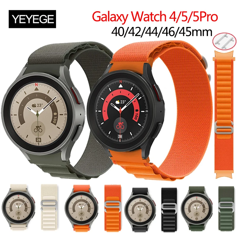 Alpine Loop Strap For Samsung Galaxy Watch 5 Pro 45mm No Gaps Bracelet ...