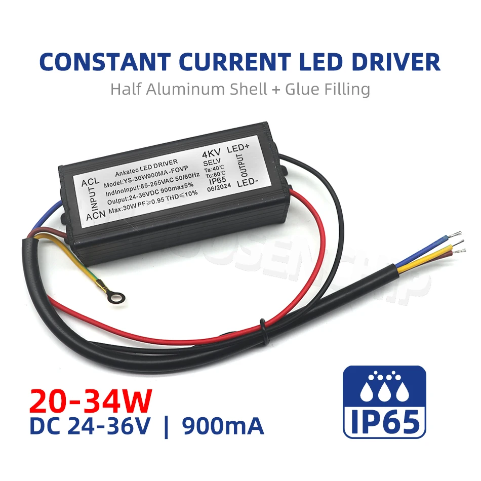 LED-Driver-30W-Adapter-Transformer-for-LED-COB-Modules-AC-85-265V-to-DC ...