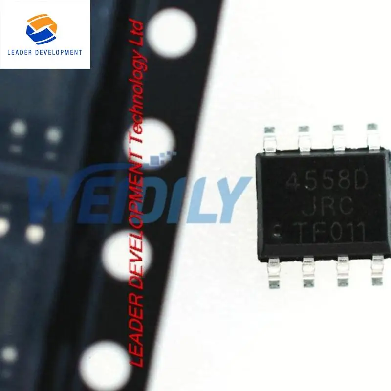 10PCS-JRC4558D-4558D-jrc4558-4558-SMD-SOP-8-Operational-Amplifier ...