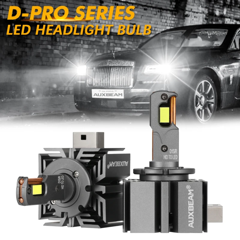 AUXBEAM D-PRO Series 70W High Power 22000LM LED Headlight Bulb for Hid ...