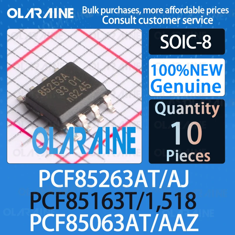 PCF85063AT-AAZ-PCF85163T-1-518-PCF85263AT-AJ-SOIC-8-100-New-900-mV5-5-V ...
