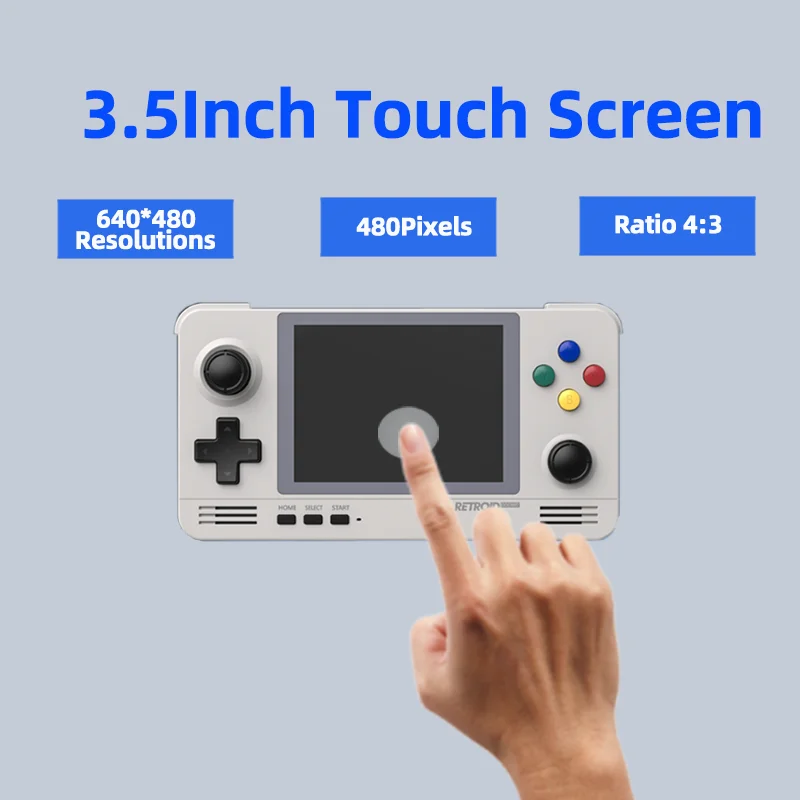 IGNB Retroid Pocket 2Plus 3 5Inch Fingers Touch Screen Android9 0 Video