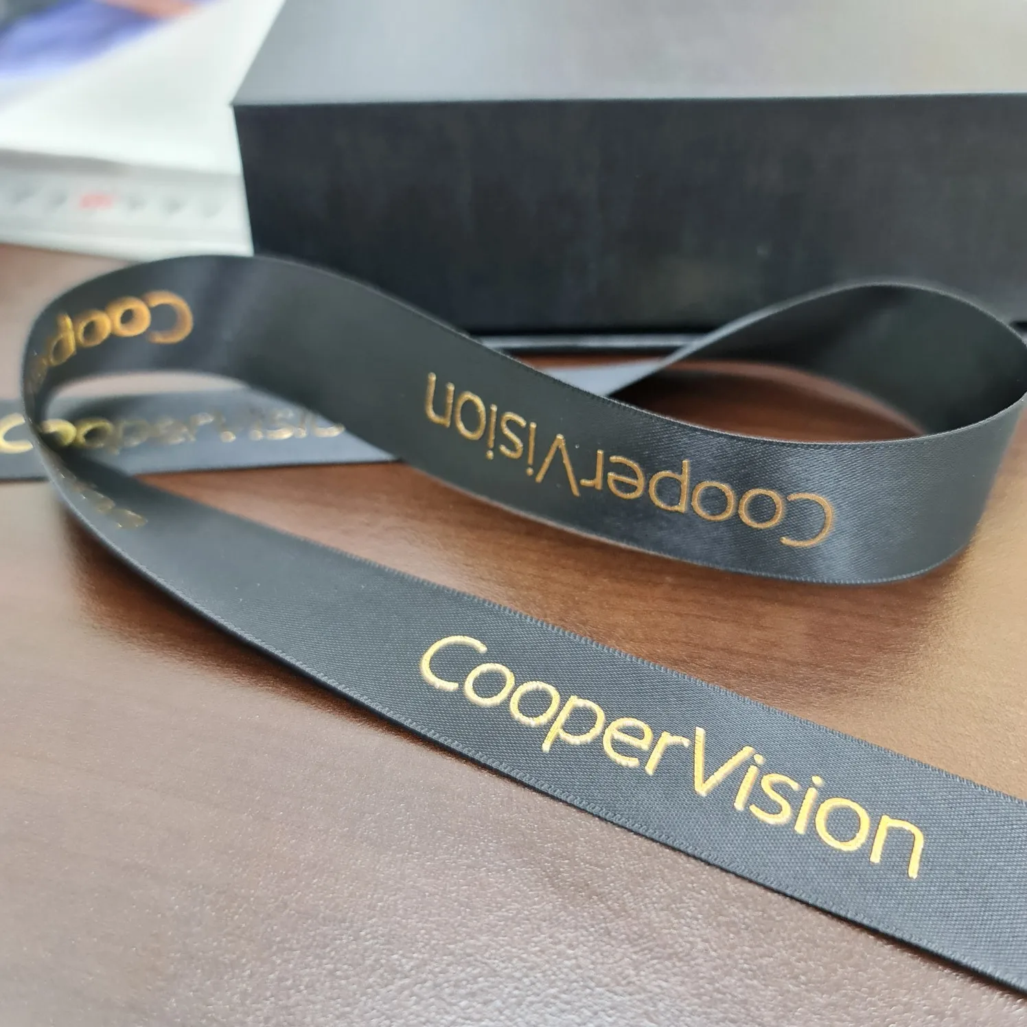 Custom Your Logo Ribbon Gift Packaging Satin Polyester Decoration for ...