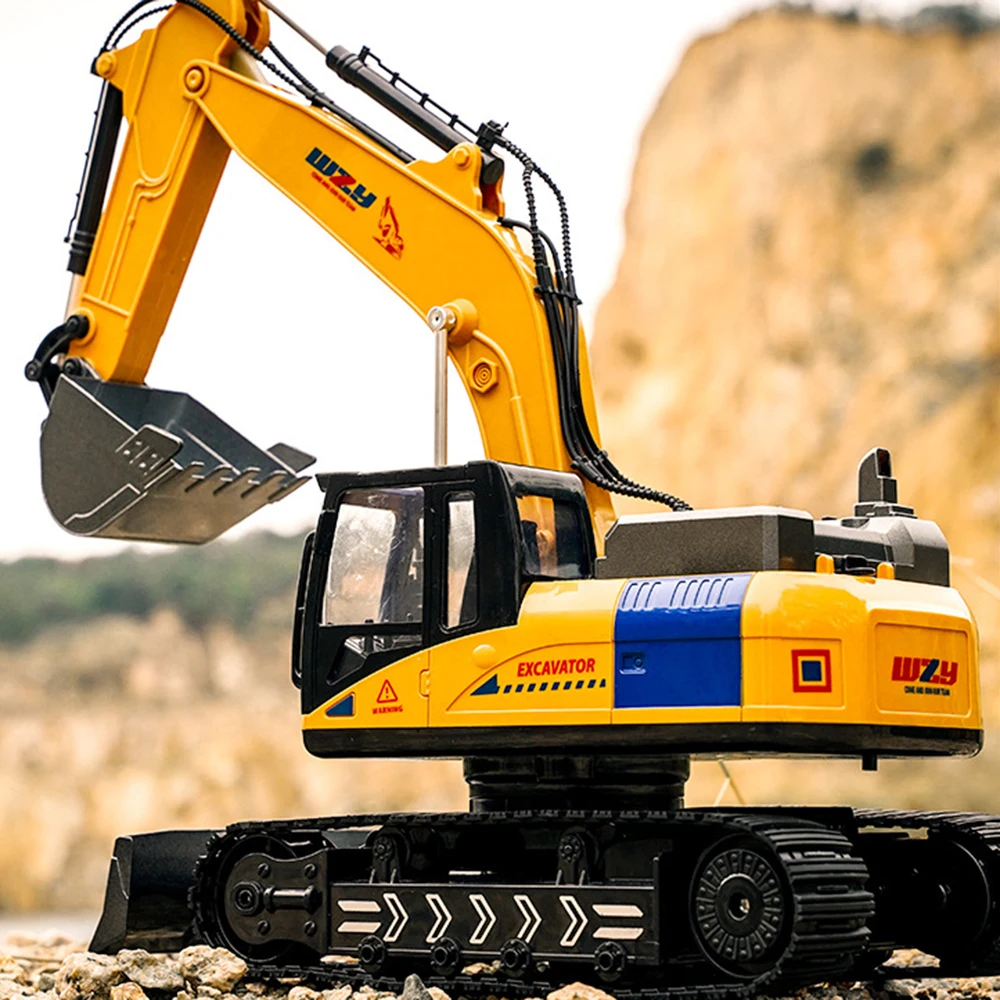 Remote-Control-Excavator-Toy-Car-with-Lights-Sound-Effect-Electric ...