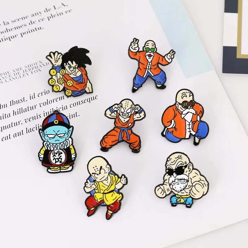 Enamel Pin Anime Action Figure Badge | Pins Badges Dragon Ball - New 16 ...