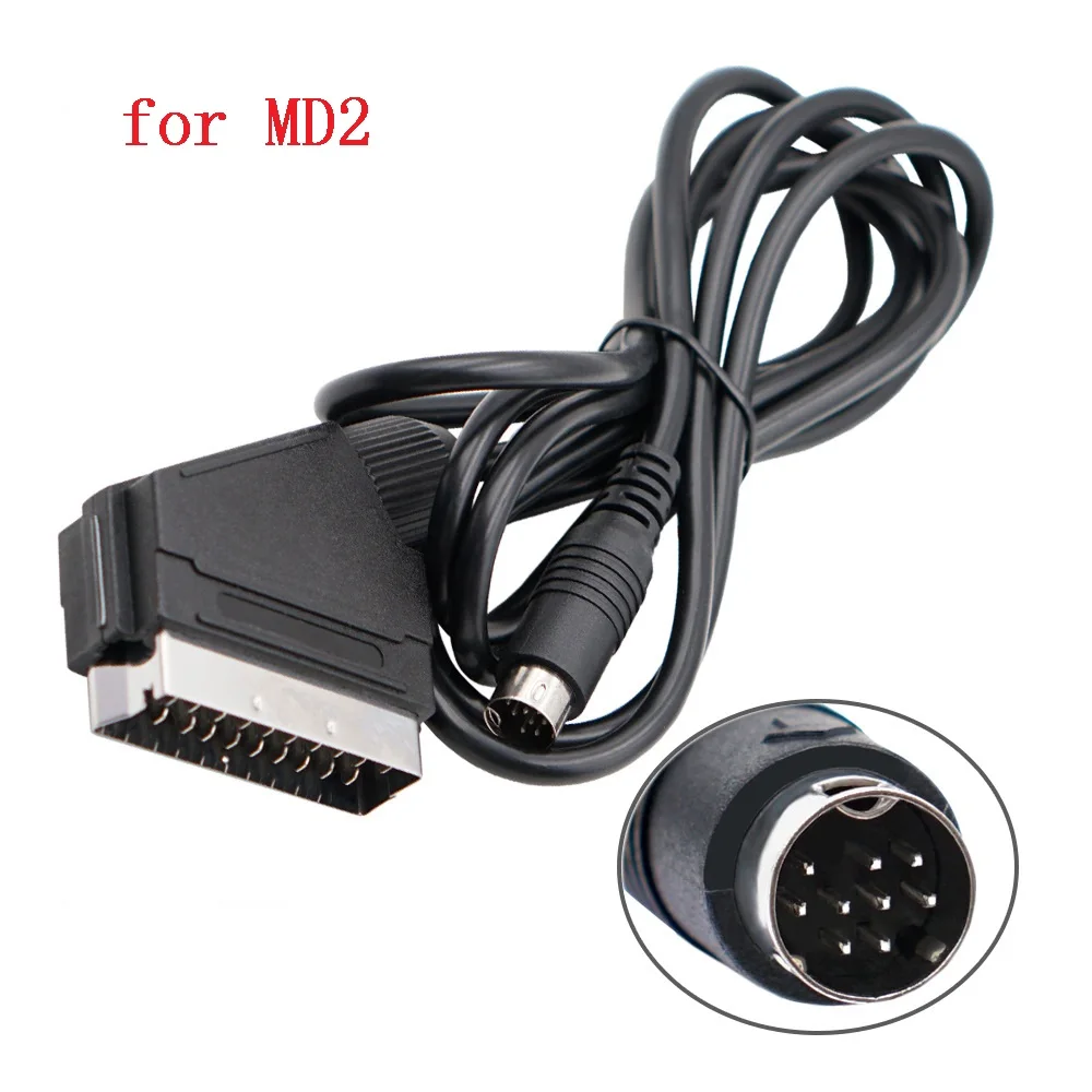 Pour MD1-VPIN-Câble Scart Rgb Pour Ps2-sega Md1-md2 Megadrive1-dc-sega ...
