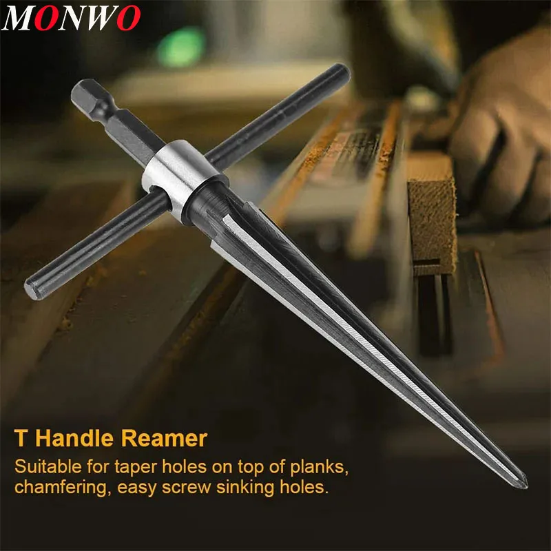 5-16mm-3-13mm-Taper-Reamer-Hand-Hold-Metal-Reamer-6-Fluted-Chamfer ...