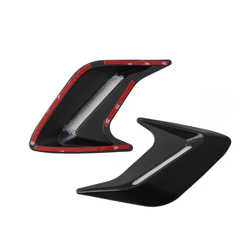 Car modification supplies shark cheek air intake trim Fake hood vents ...