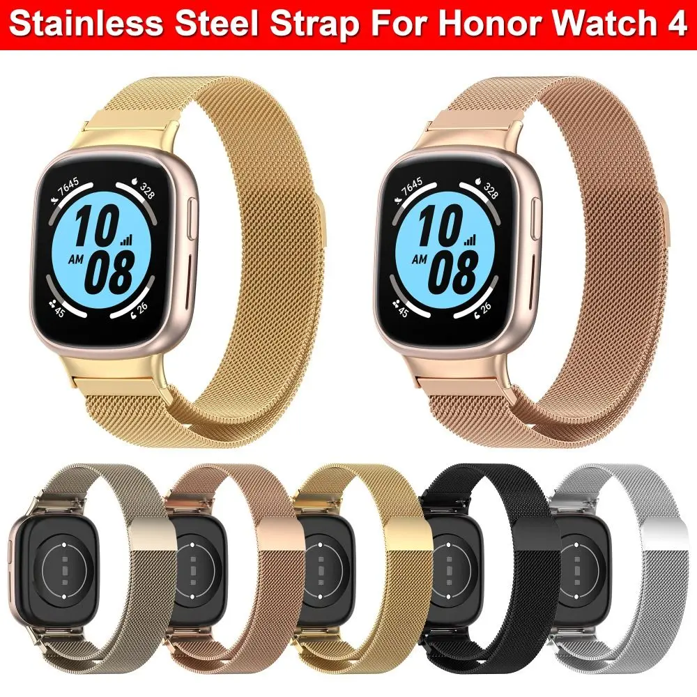 Metal-Watchband-for-Honor-Watch-4-Bracelet-Strap-Belt-Replacement-Metal ...