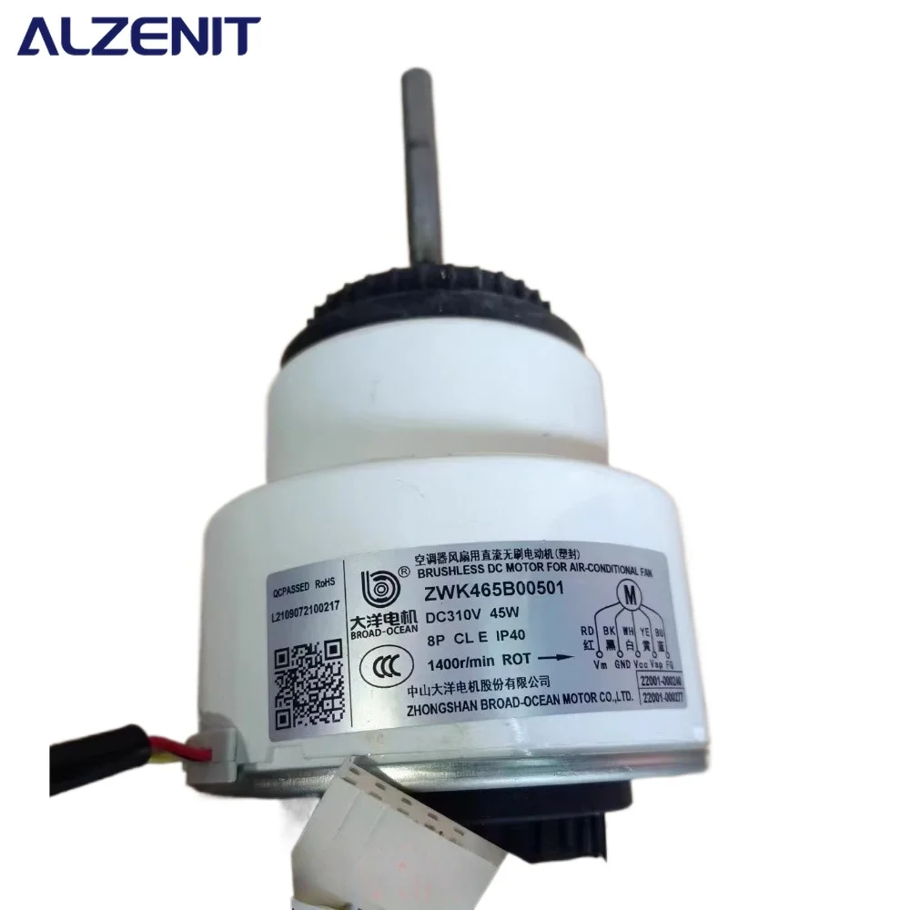 New For TCL Air Conditioner Indoor Unit DC Fan Motor ZWK465B00501 ...