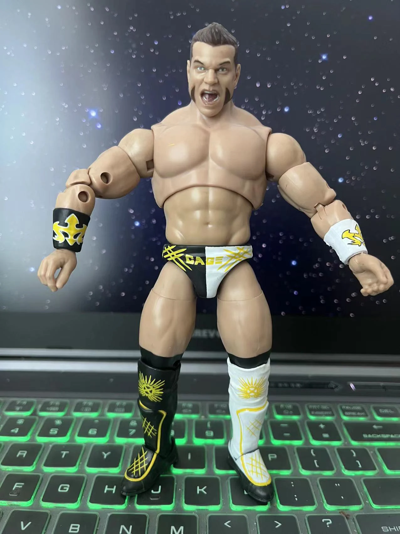 WWE-AEW-WWF-WCW-Rare-Brian-Cage-PVC-All-Elite-Wrestling-unmatch ...