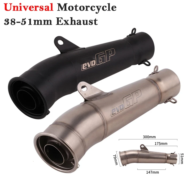 Universal-Motorcycle-GP-Exhaust-Pipe-System-Ecape-Modified-Racing ...