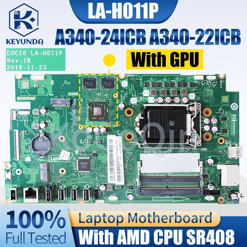 For-Lenovo-AIO-A340-24ICB-A340-22IC-Notebook-Mainboard-11S01LM716ZZZ ...