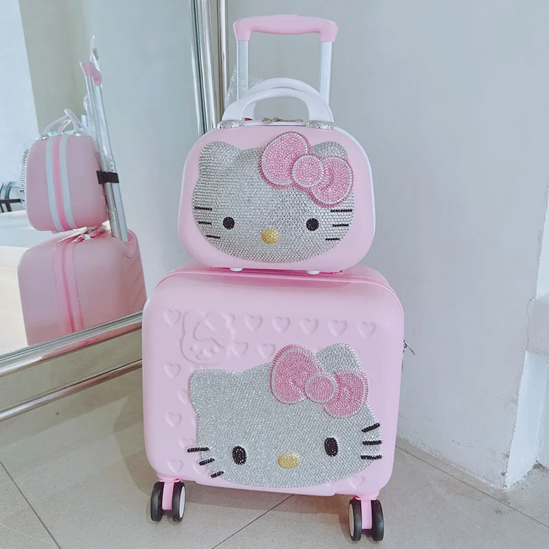Maleta-de-Hello-Kitty-de-12-16-pulgadas-estuche-de-cosm-ticos-de-viaje ...