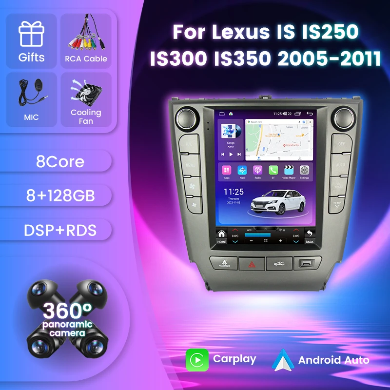 Android-2Din-Car-Radio-All-in-one-For-Lexus-IS250-IS300-IS200-IS220 ...