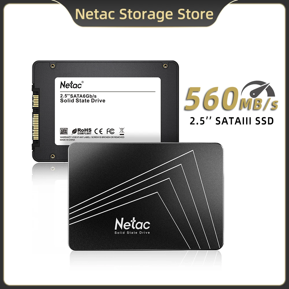 Netac-2-5-SATA-SSD-128gb-256gb-512gb-1tb-2tb-4tb-Hard-Drive-Internal ...