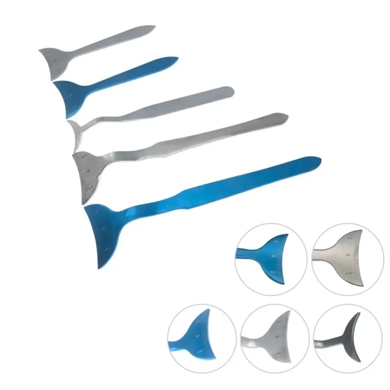 Silkworm-Ruler-Caliper-Titanium-Eye-Plastic-Surgery-Instrument-Lying ...